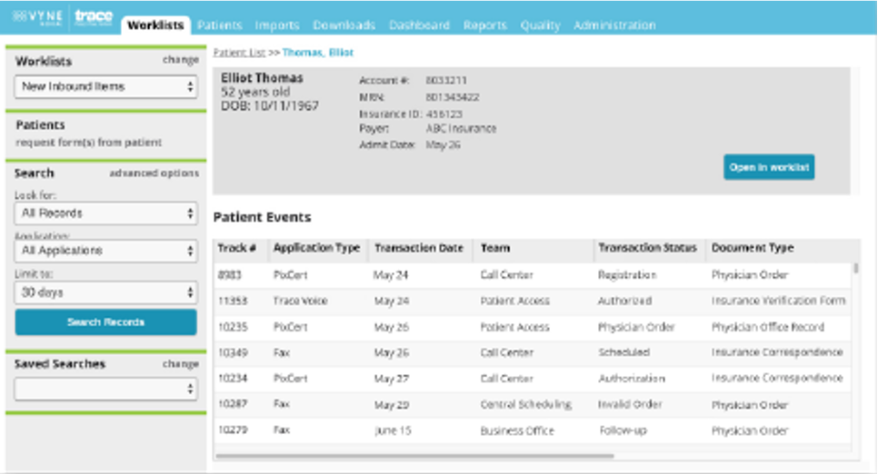 Vyne Medical Products: Trace® & Refyne®