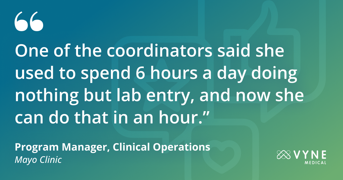 More Lab Data, Less Time: How Mayo Clinic Cut Lab Data Entry by 50% ...